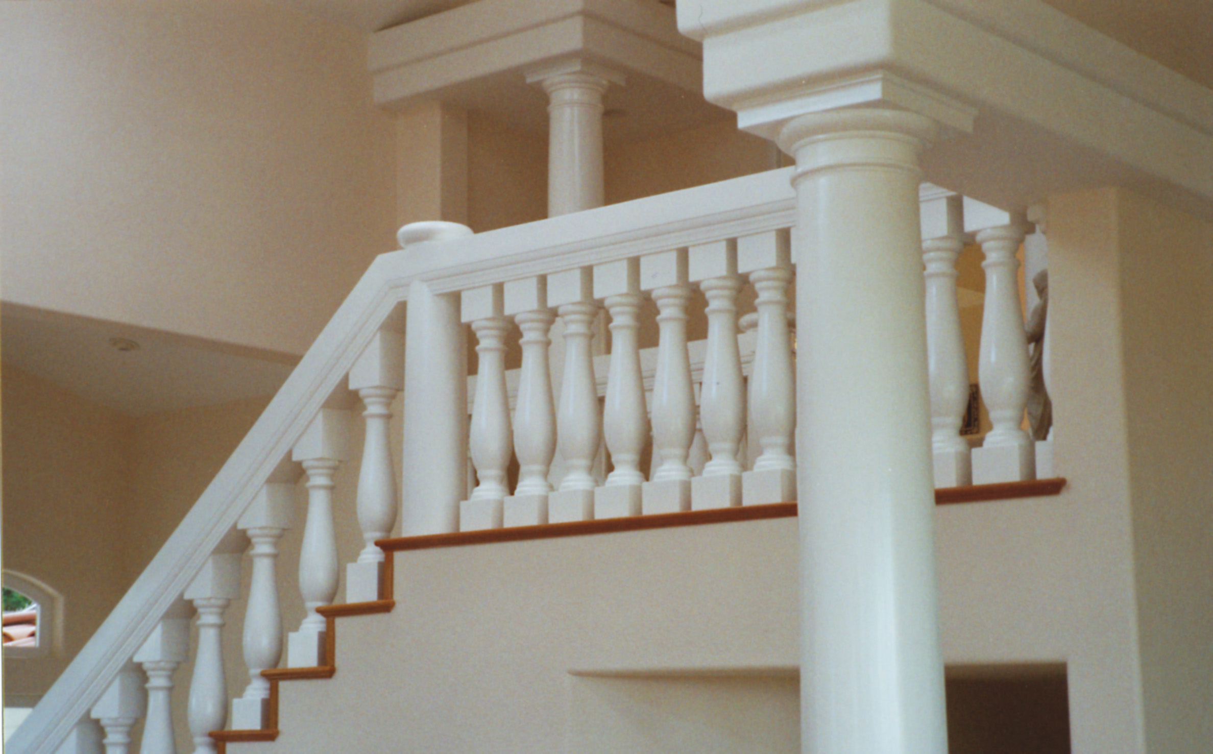 Interior Columns And Stairs New Stair Railing Option. Like The Big